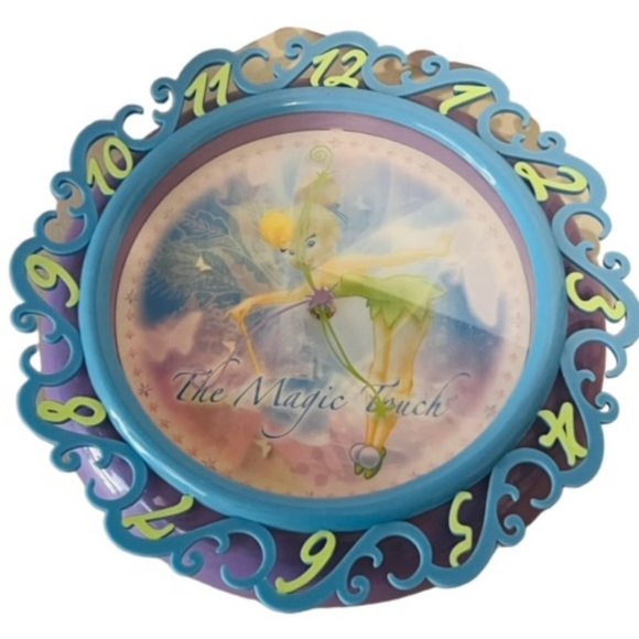 Disney | Wall Decor | Walt Disney Clock Tinker Bell Peter Pan ...